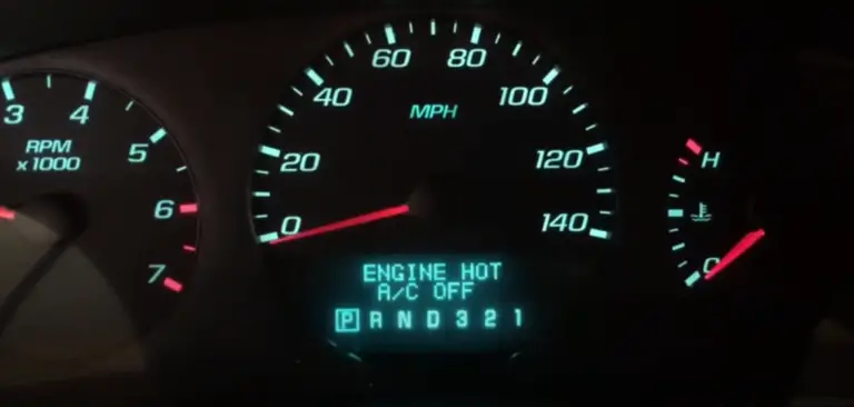 Engine Hot Ac Off Impala