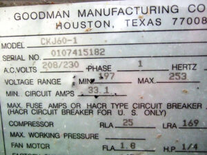 How Old Is My Goodman Air Conditioner | Cracking The Code!