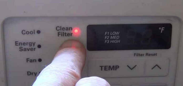 How To Reset Clean Filter Light On Lg Ac?